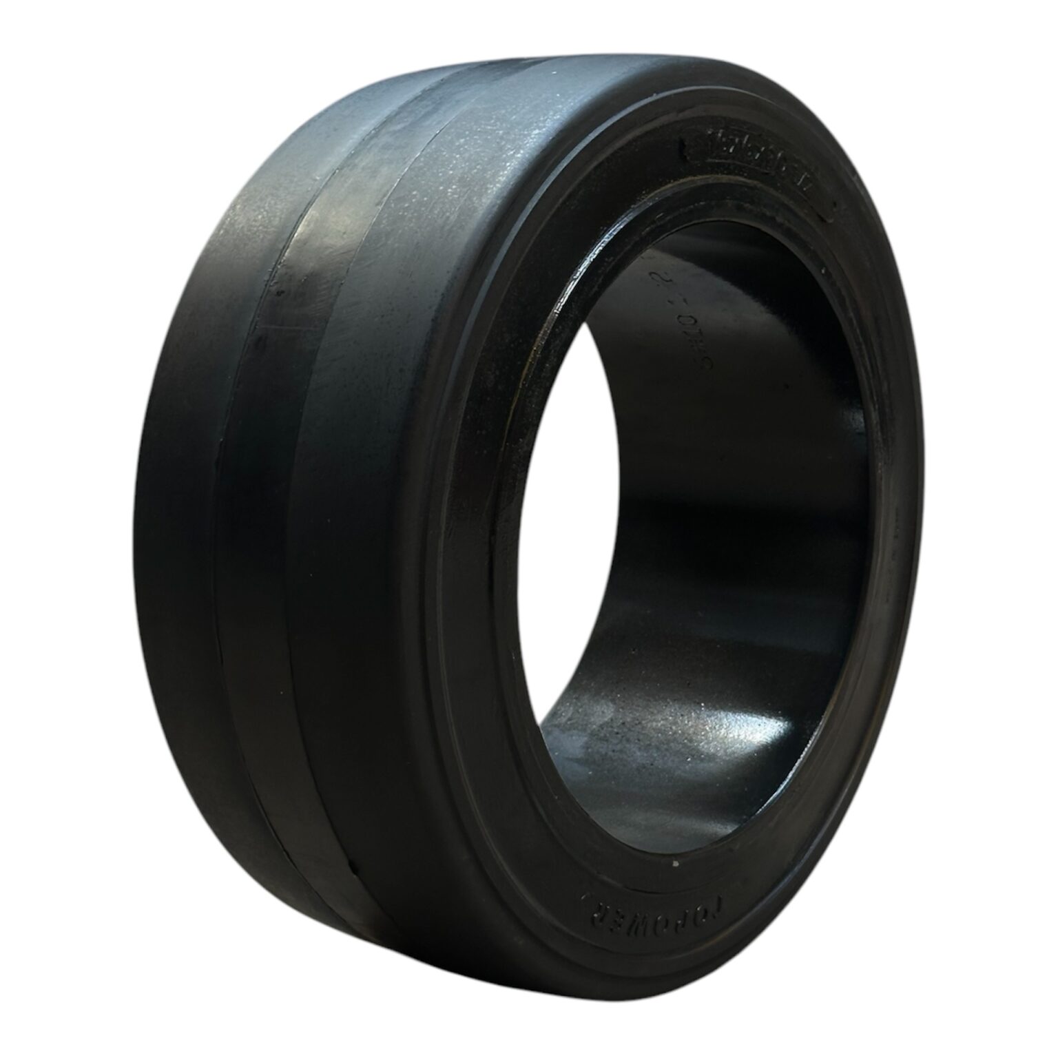 LLANTA SÓLIDA 12X4X8 LISA NEGRA WIDETRACK – Llantas Industriales 707